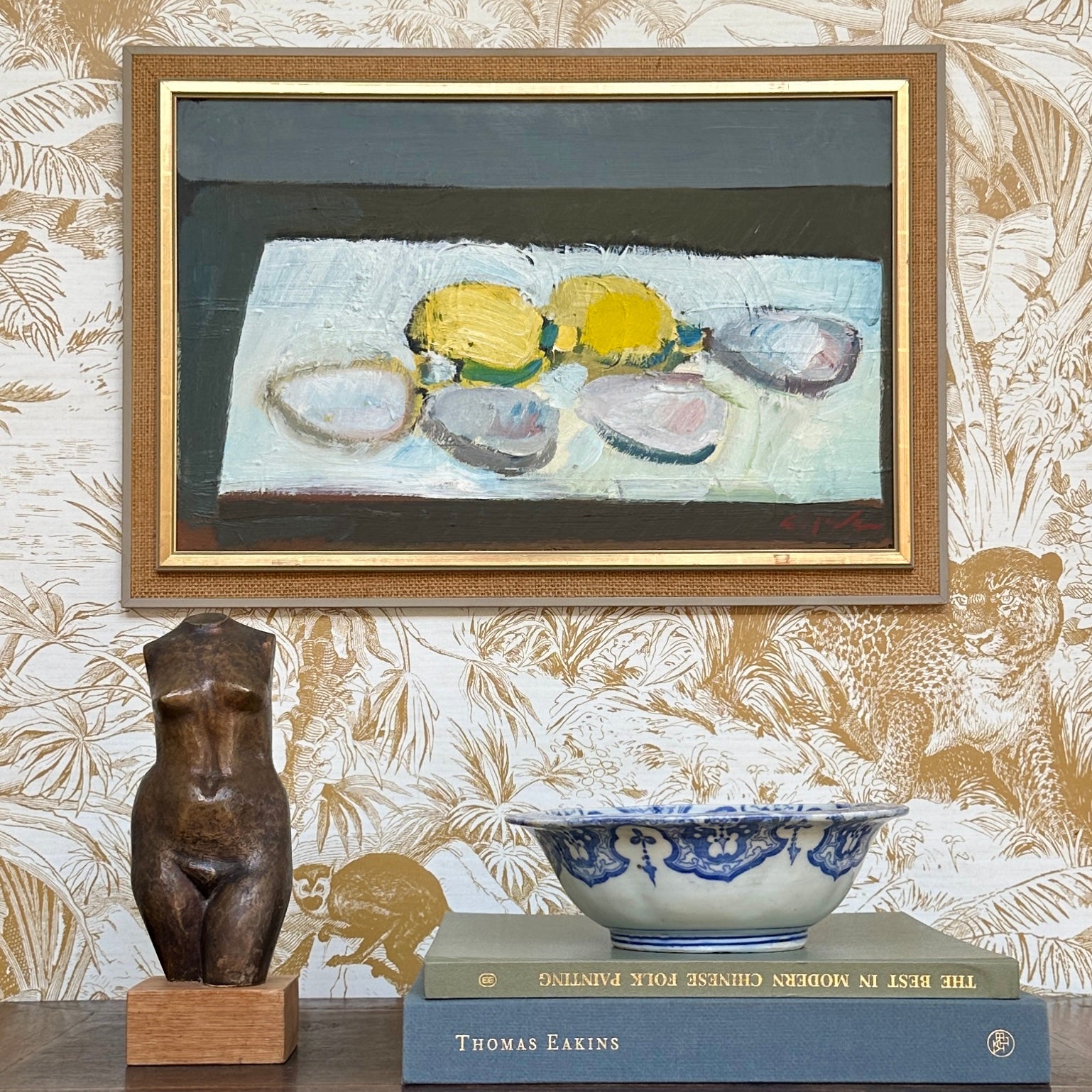 Mid Century Original Oil Painting From Sweden By E Elfwen – Vintage Art ...