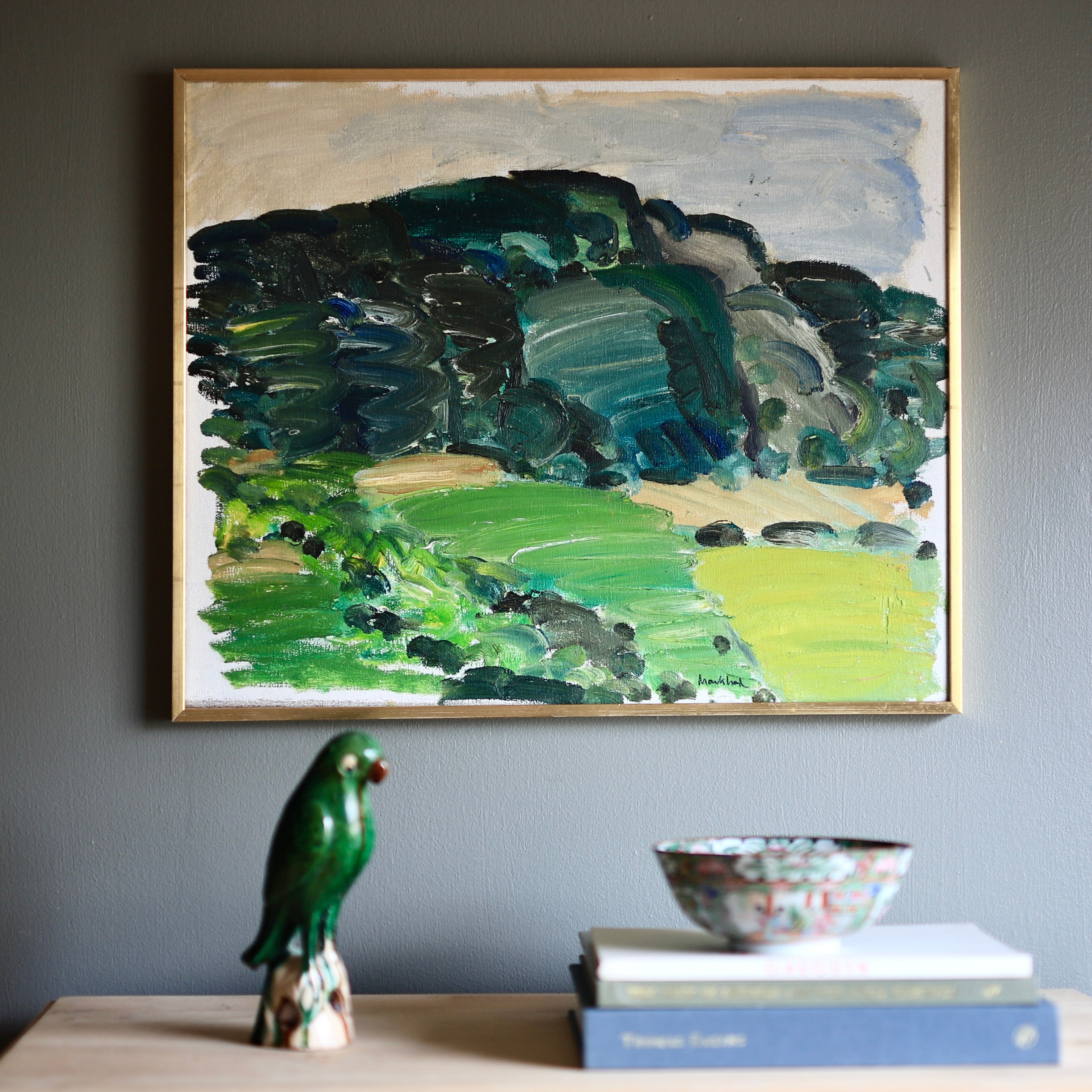 Vintage Original Landscape Oil Painting By S Markhed Sweden – Vintage ...